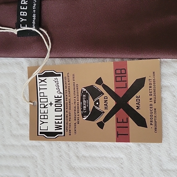 Cyberoptix | Accessories | Cyberoptix Tie Lab Hand Made Tie | Poshmark